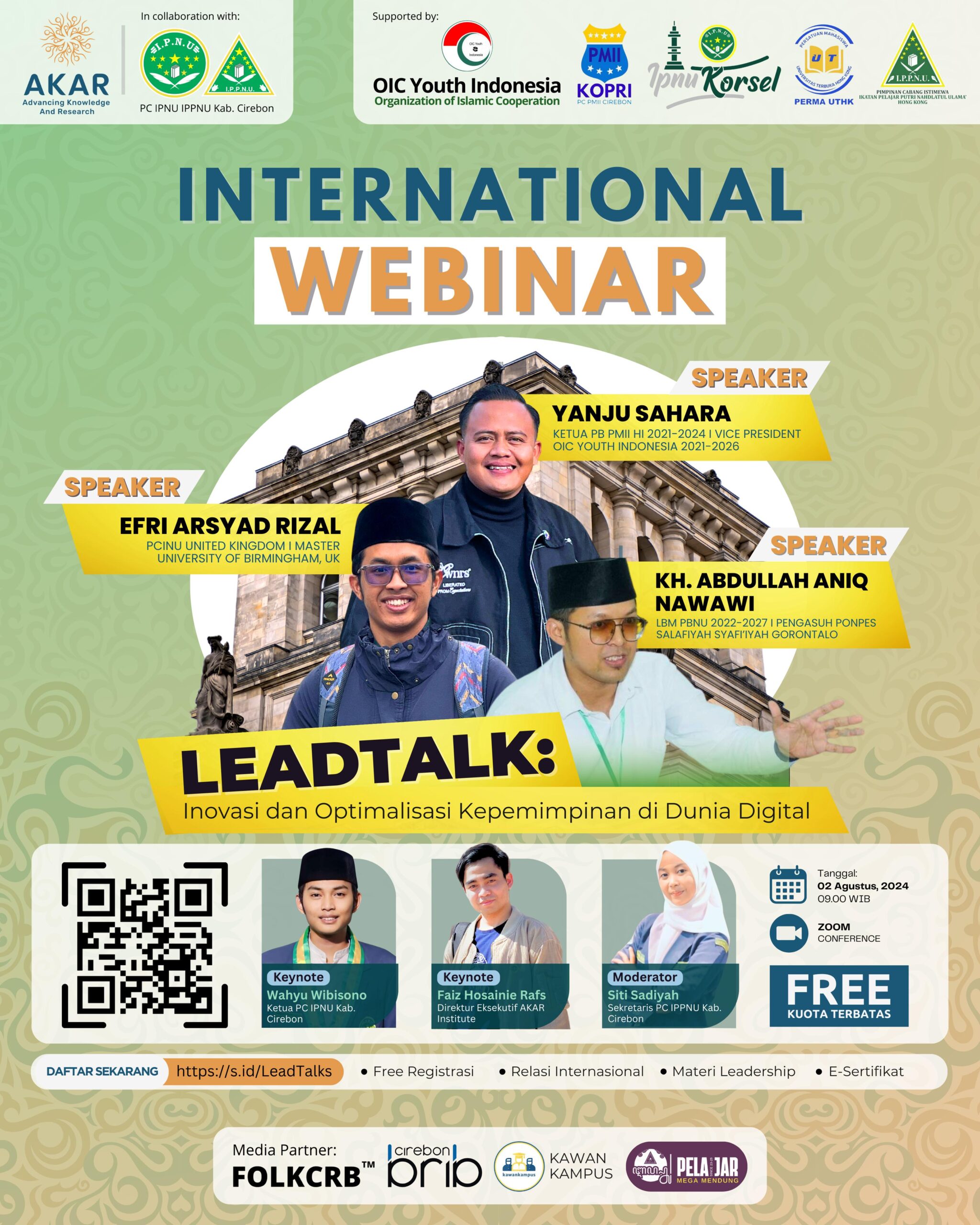 International Webinar: Inovasi dan Optimalisasi Kepemimpinan di Dunia ...